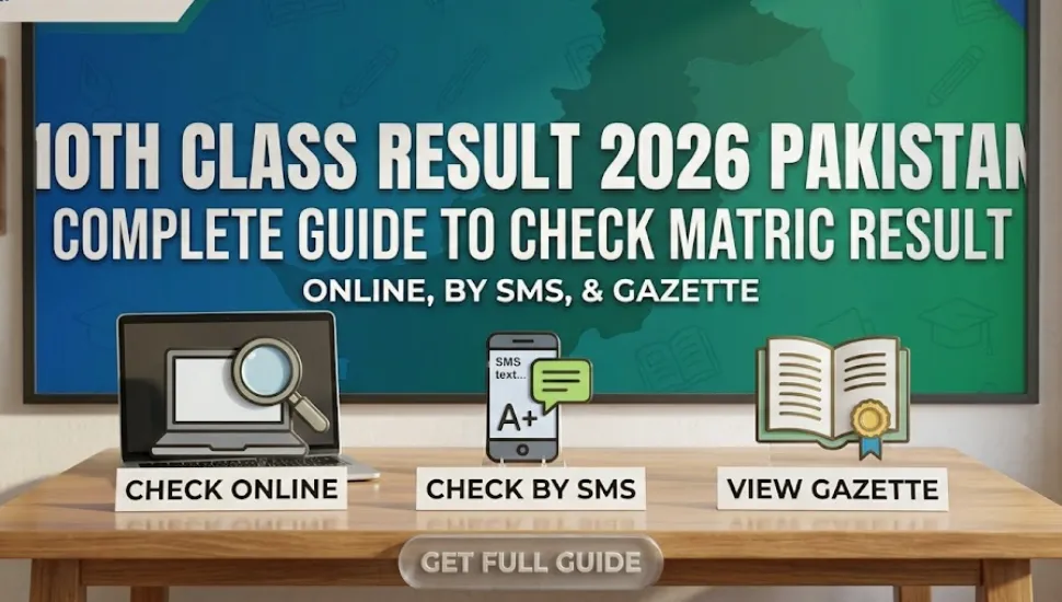 10th Class Result 2026 Pakistan – Complete Guide to Check Matric Result ...